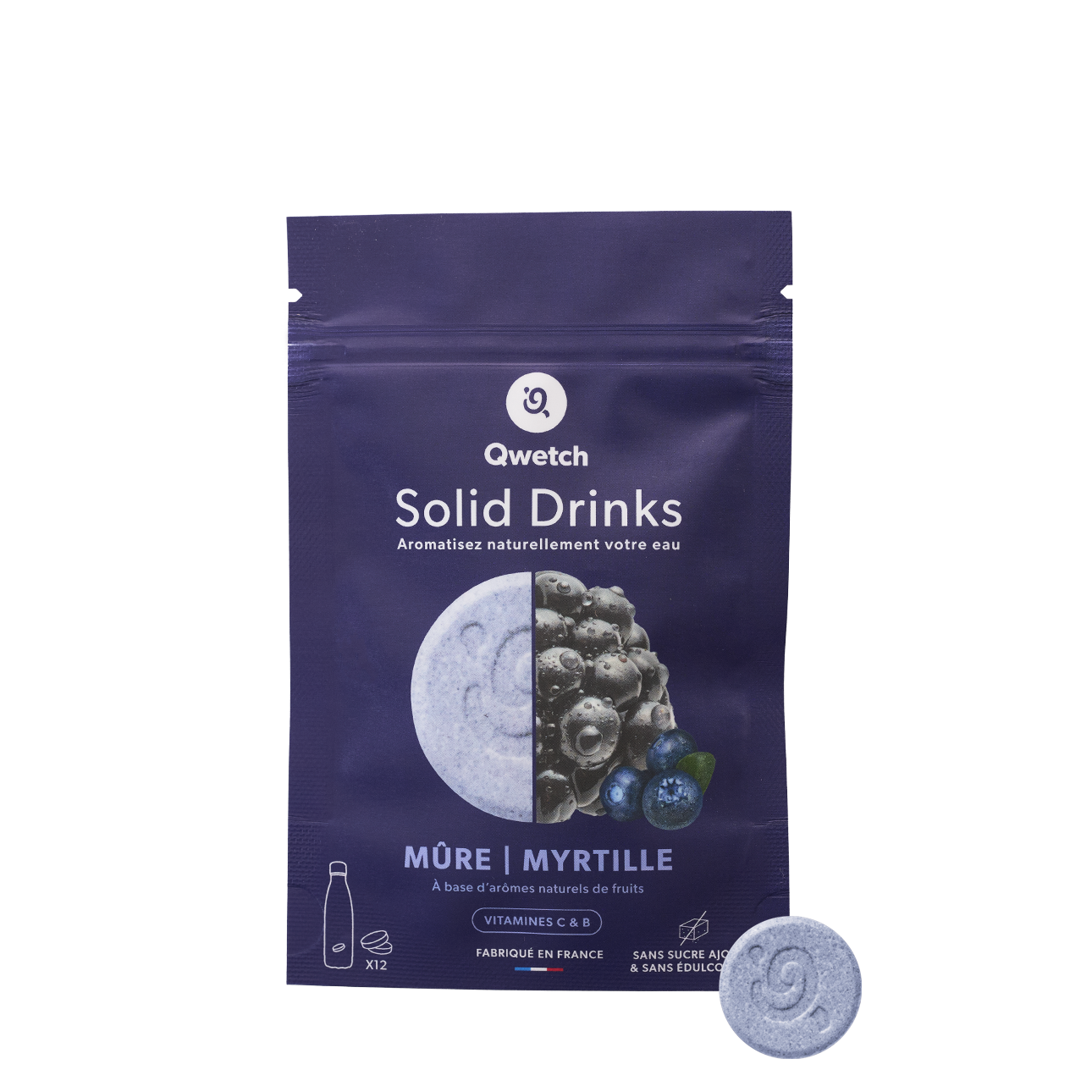 Solid Drinks Mûre & Myrtille - Qwetch