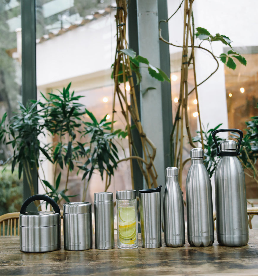 Isotherme Flasche Pop Yellow - Qwetch