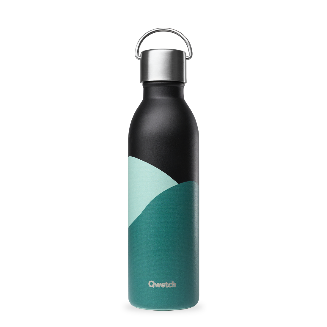 Insulated Bottle Active Horizon Black - Qwetch