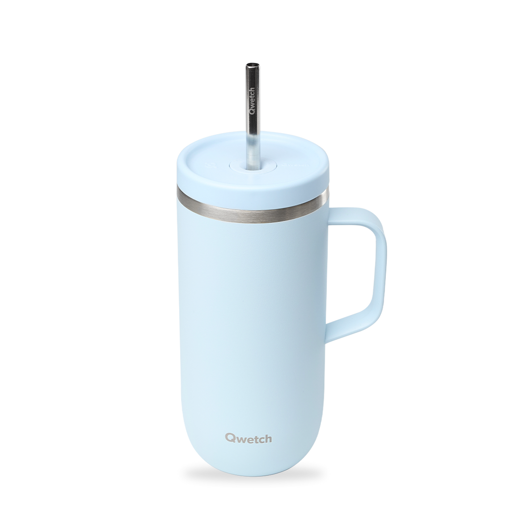 Insulated Cold Cup Pastel Blue - Qwetch