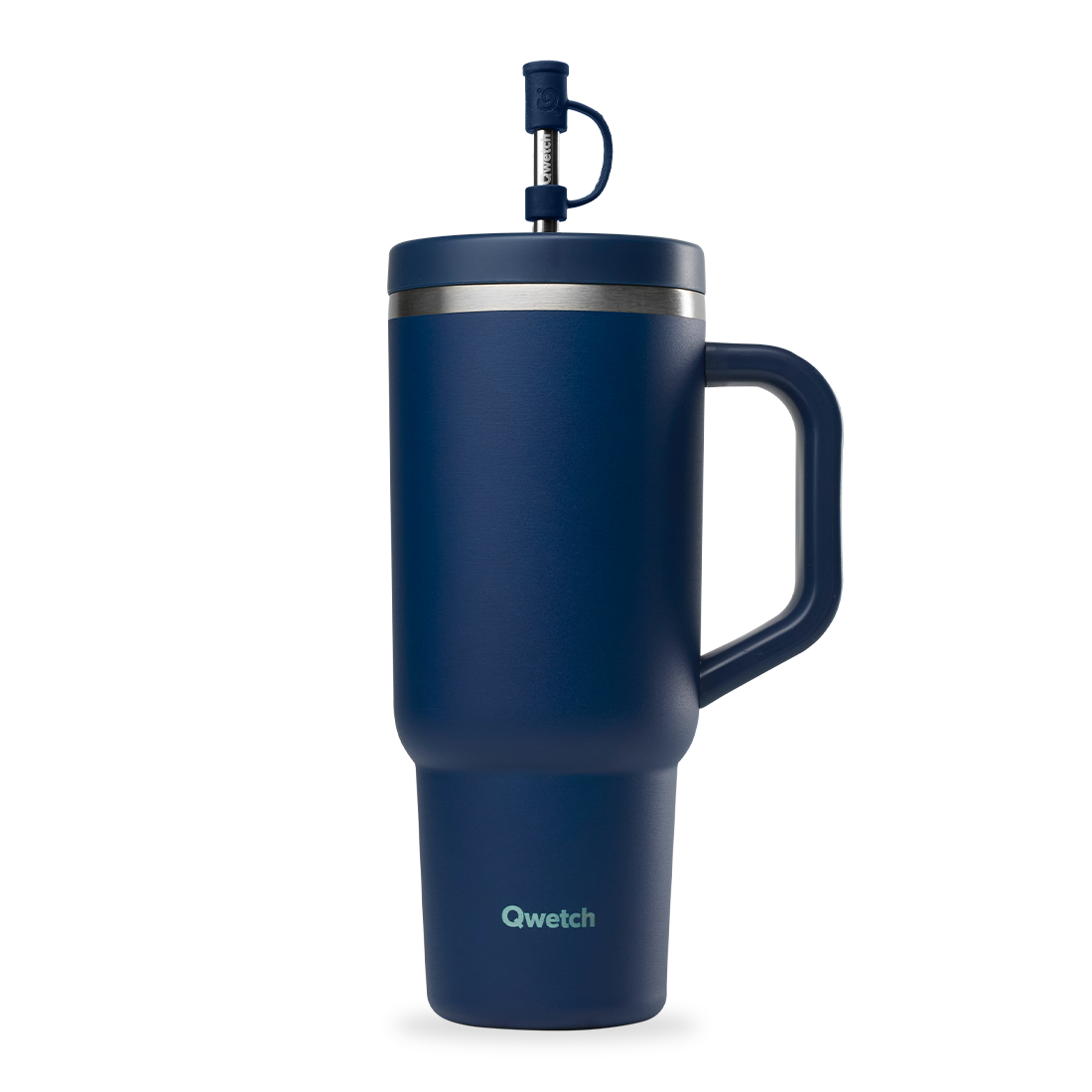 Insulated Travel Cup Matt Navy Blue - Qwetch