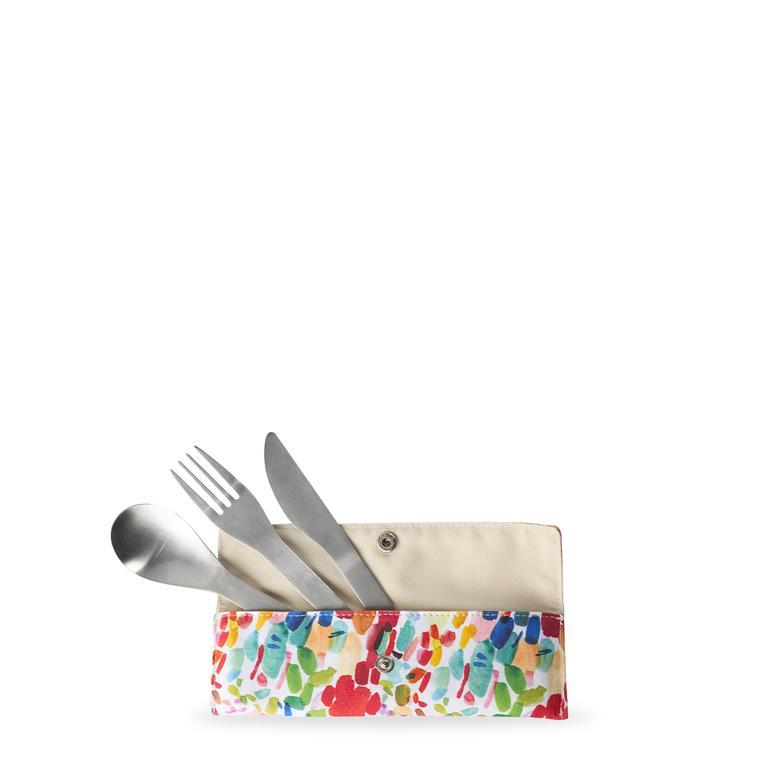 Set of 3 stainless steel cutlery Arty - Qwetch