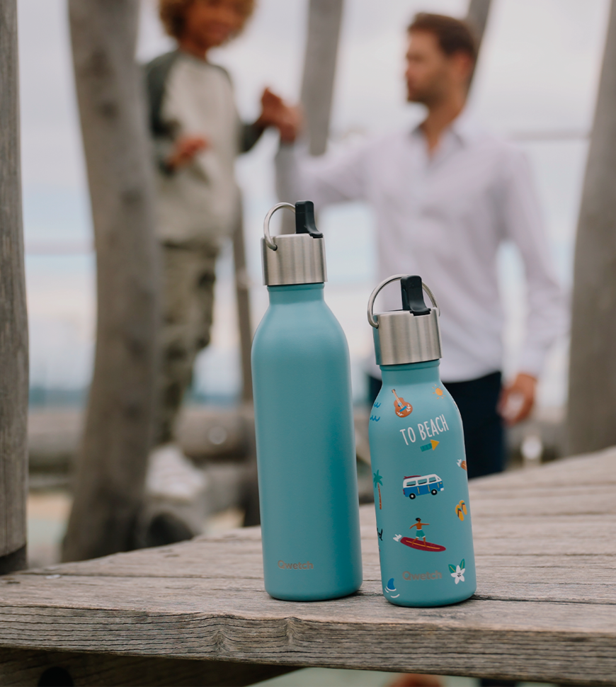Qwetch | Bouteilles, gourdes et contenants inox isothermes