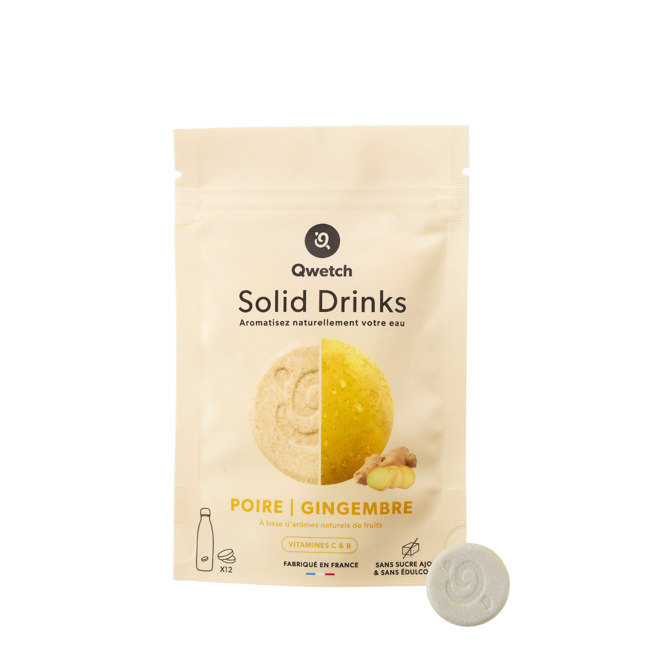 Solid Drinks Pear Ginger - Qwetch