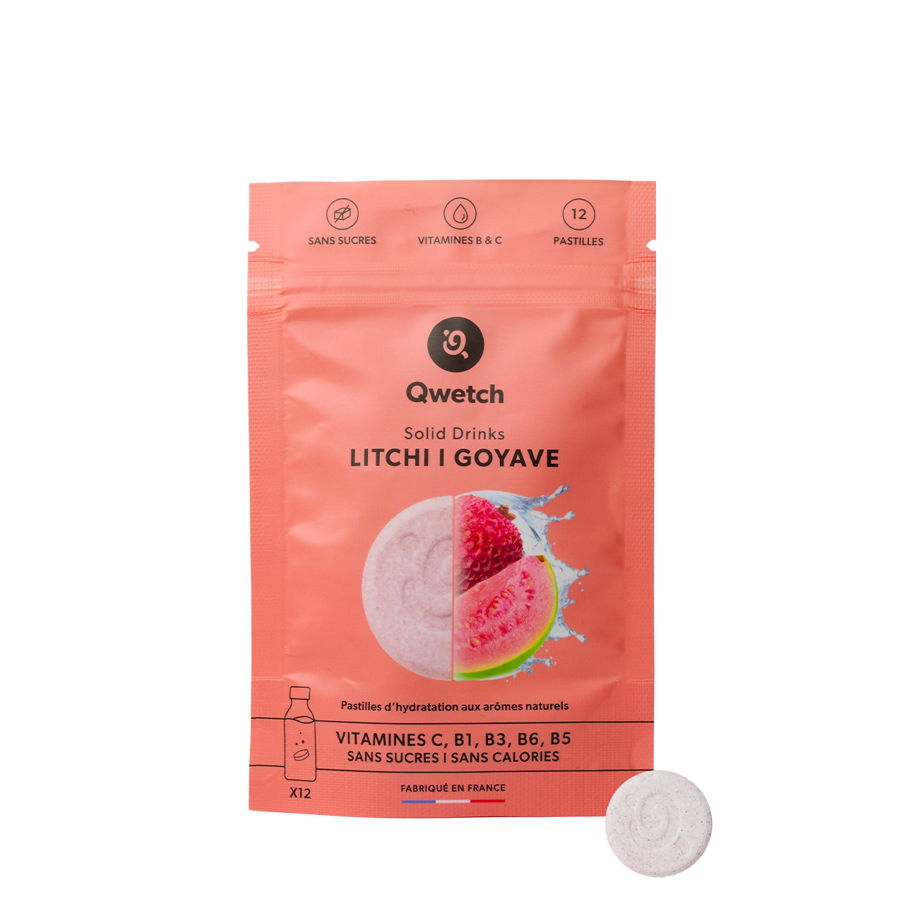 Solid Drinks Litchi Goyave - Qwetch