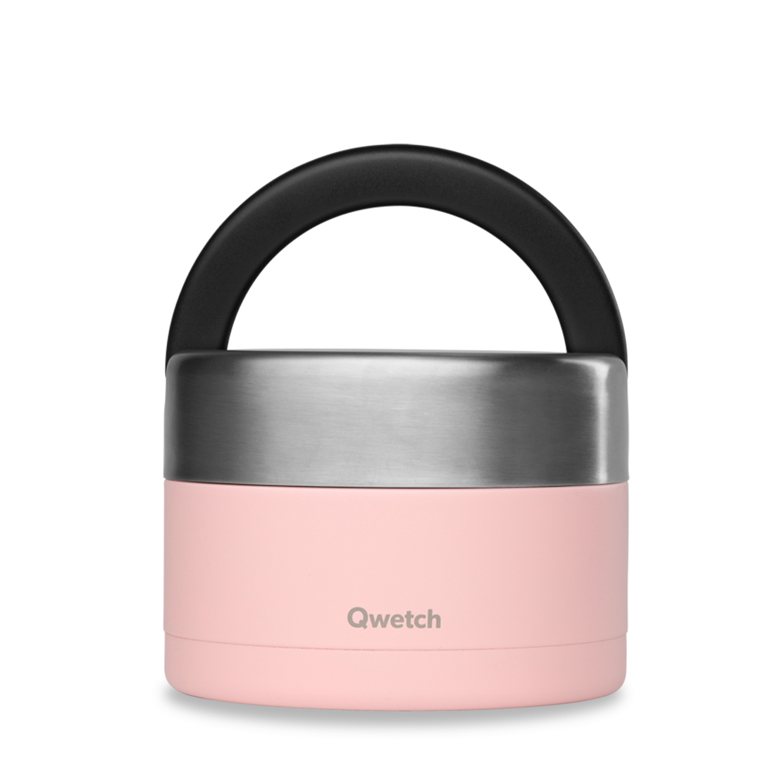 Boîte Repas Poignée Isotherme Pastel Rose - Qwetch